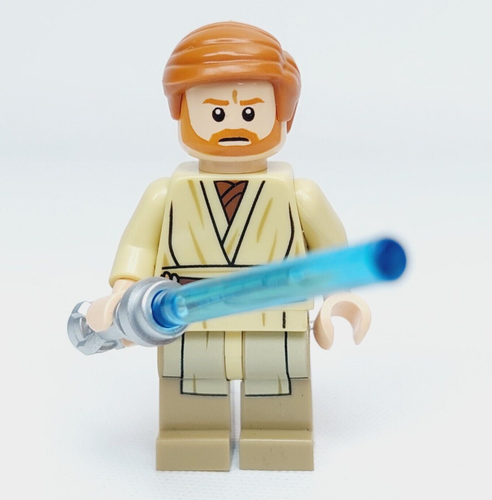 LEGO Star Wars Obi-Wan Kenobi Jedi Minifigure Dark Tan Printed Legs ...