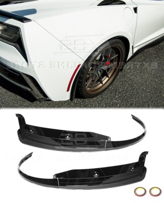 Paint CARBON FLASH Metallic Rear Wheel Trim Fender Flares For 14-19 ...