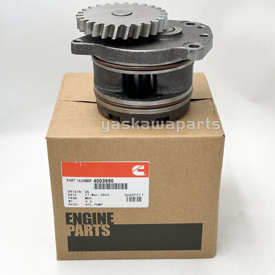 NEW OIL PUMP LUBRICATION For CUMMINS 4003950 3401186 3803330 3895756 US ...