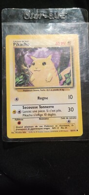 French Pikachu Pokemon Card | eBay