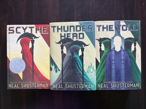 Complete Series Mixed Set ARC OF A SCYTHE Neal Shusterman 3 hc books | eBay