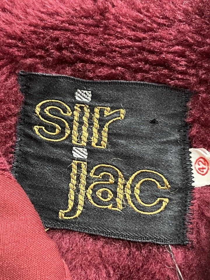 Vintage 1960s Sir Jac burgundy western bomber jacket | eBay