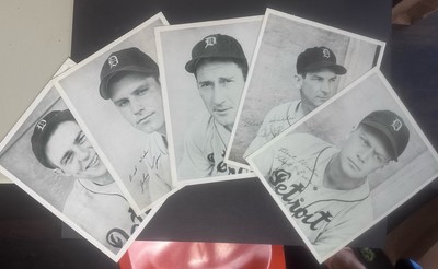 Lot Of 5 1948 Speedway 79 Premium 8 x 10 Photo, Detroit Tigers Hoot ...