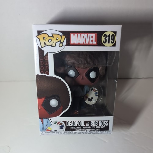 Funko Pop! Vinyl: Marvel - Deadpool as Bob Ross #319 | eBay