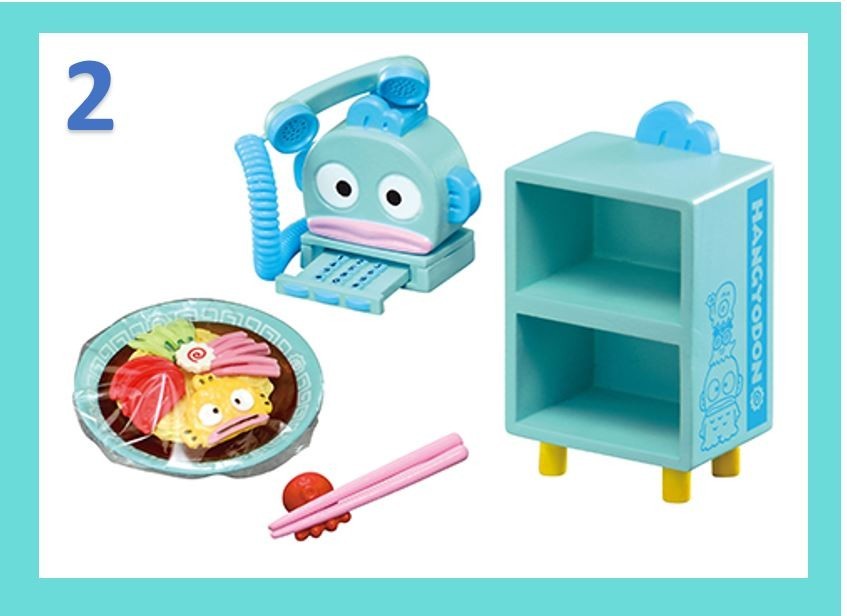 Re-ment Sanrio Hangyodon Room rement 900YEN Full set of 8 | eBay