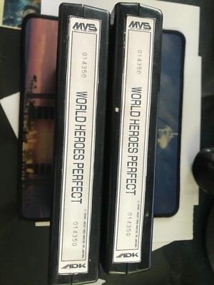 SNK NEOGEO mvs original game card World heroes perfect (fake label) | eBay