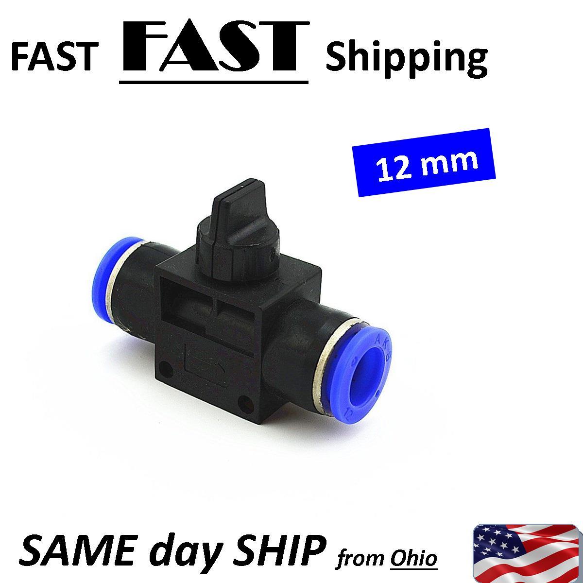 12mm push type fitting FLOW CONTROL VALVE - water / air pneumatic hose ...