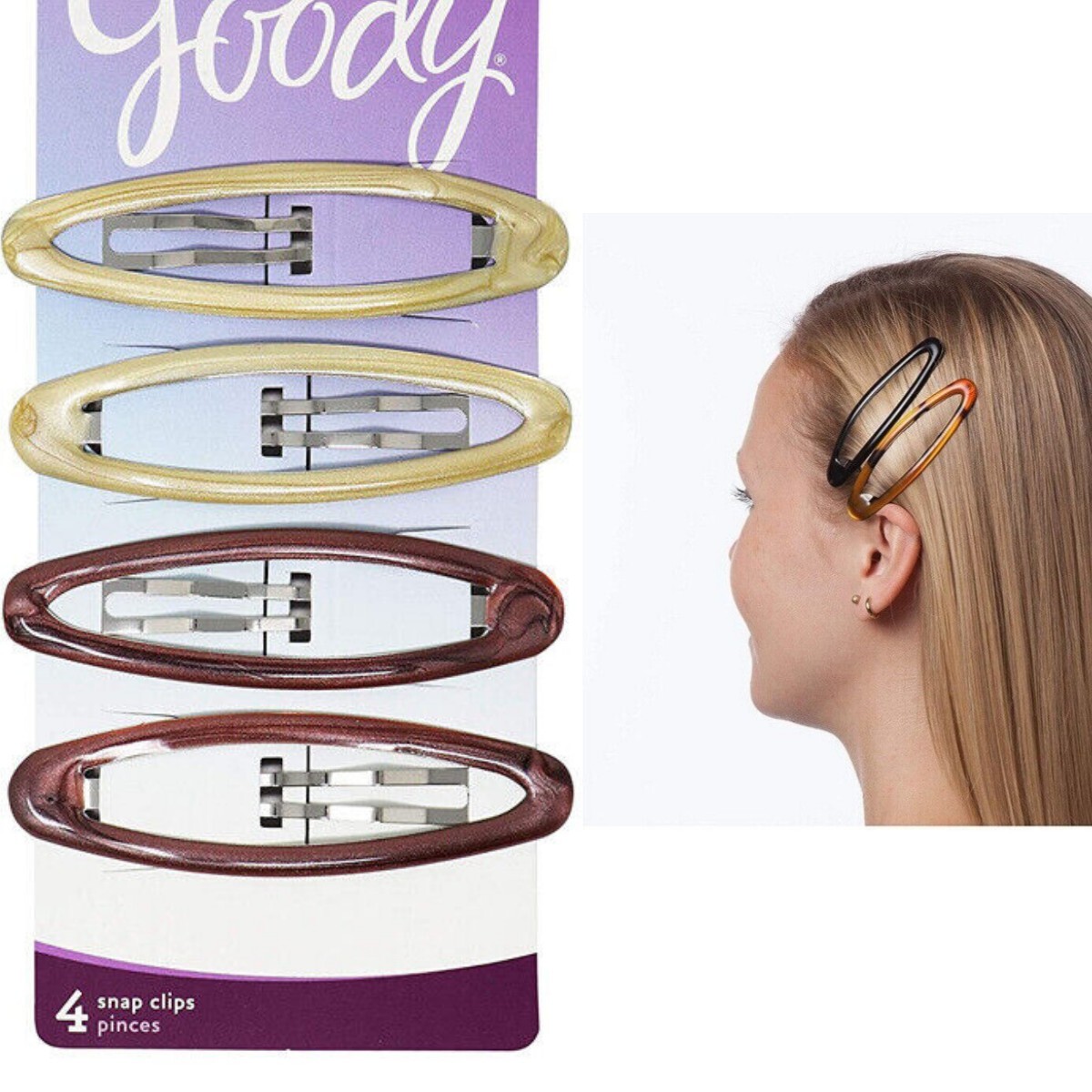 Hair Snaps New Hair Clips! Snap Style Barrette Hair Jewelry. Add Some