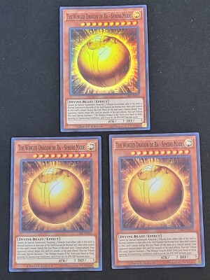 YuGiOh The Winged Dragon of Ra Sphere Mode Limited Edition CIBR-ENSE2 ...