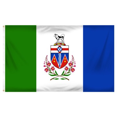 3x5 Yukon Canadian Province Flag 3'x5' Banner Brass Grommets premium ...