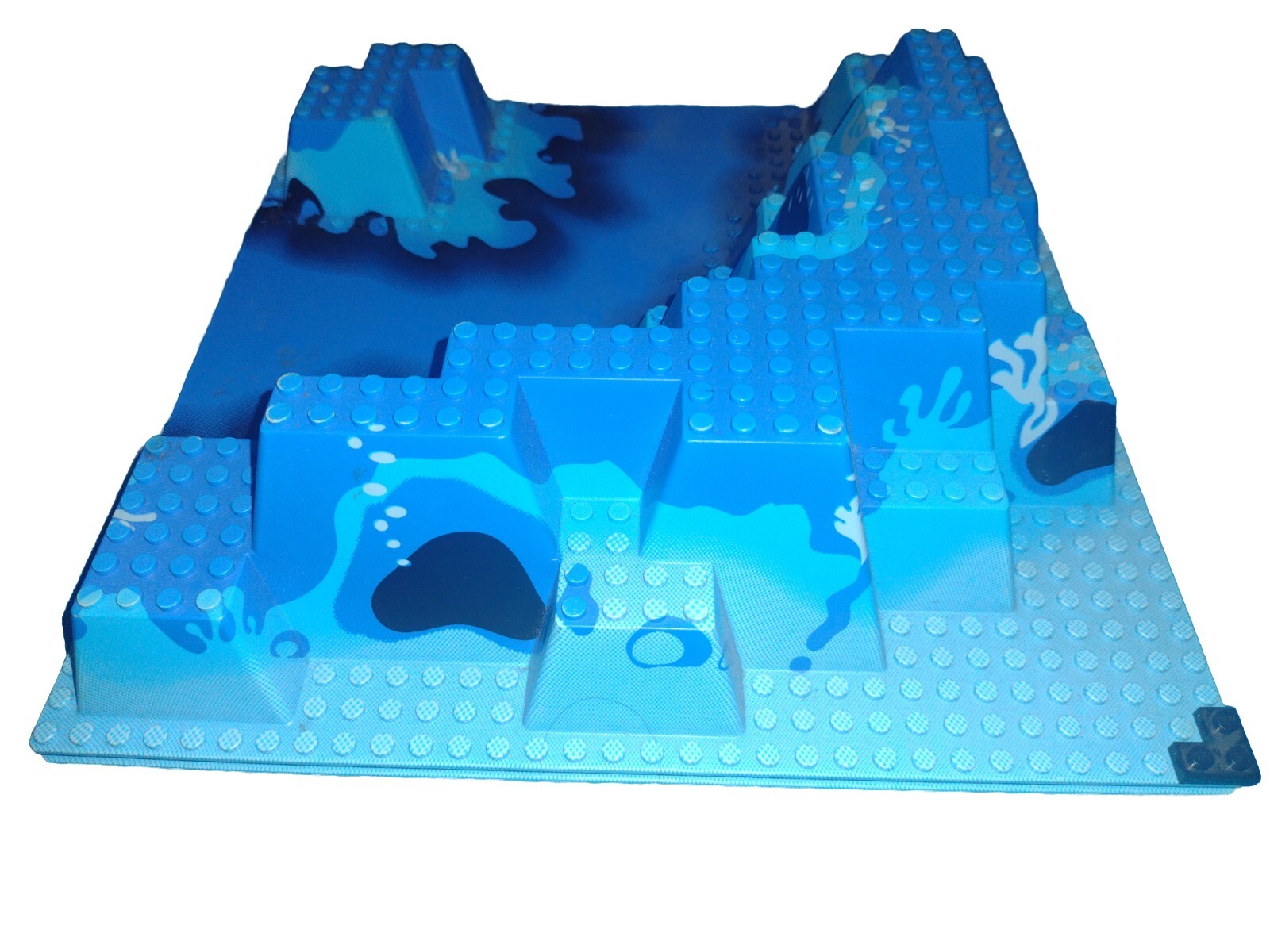 LEGO 6024PX1 Baseplate Raised 32x32 Canyon W/blue Underwater Pattern ...