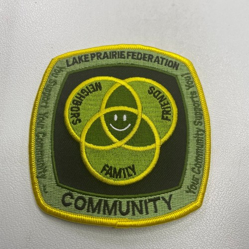 Lake Prairie Federation Patch (neighbors friends family) T044 | eBay