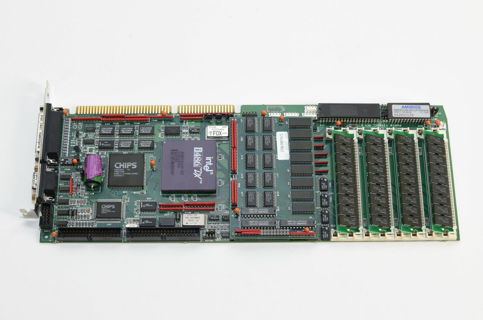 Texas Instruments TI486CL Rev B SBC Single Board Computer 486DX/33MHz ...