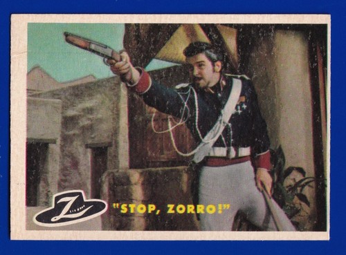 STOP, ZORRO ! 1958 TOPPS ZORRO #39 VG-EX (OC) NO CREASES | eBay