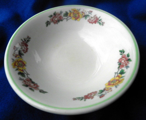 Mayer China LAWSON Floral Pattern Restaurant Ware Cereal Bowl 1960 ...