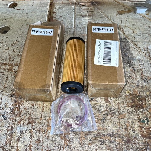 2ea Engine Oil Filter FT4E-6714-AA Ford F150 Edge Fusion 2.7L V6 FL ...