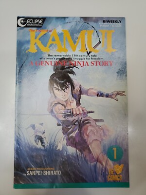 Legend of KAMUI #1 Ninja Manga Sanpei Shirato Eclipse Viz Comic 1987 VF ...