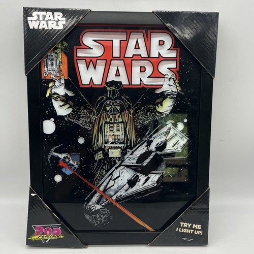 New Star Wars Pop Creations A New Hope Lighted Wall Art 11x14 | eBay