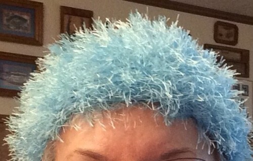 Bizzy1 Lion BRAND Yarn Fun Fur #106 Light Blue 2 Skeins 128 Yards for ...