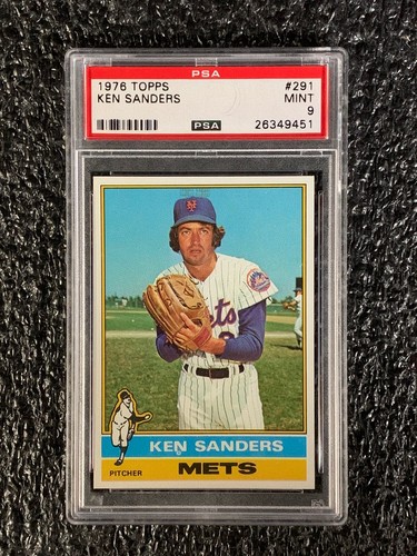 1976 Topps Baseball #291 Ken Sanders PSA 9 | eBay