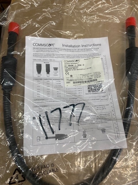 COMMSCOPE - L4-HMHM-3-SGW-D - LDF4 D-CLASS WITH HELIAX SUREGUARD 3FT 4. ...