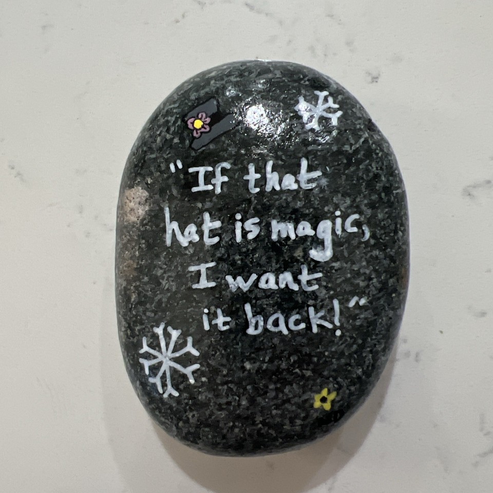 hand painted rocks .. Professor Hinkle from Frosty the Snowman ( Evil ...