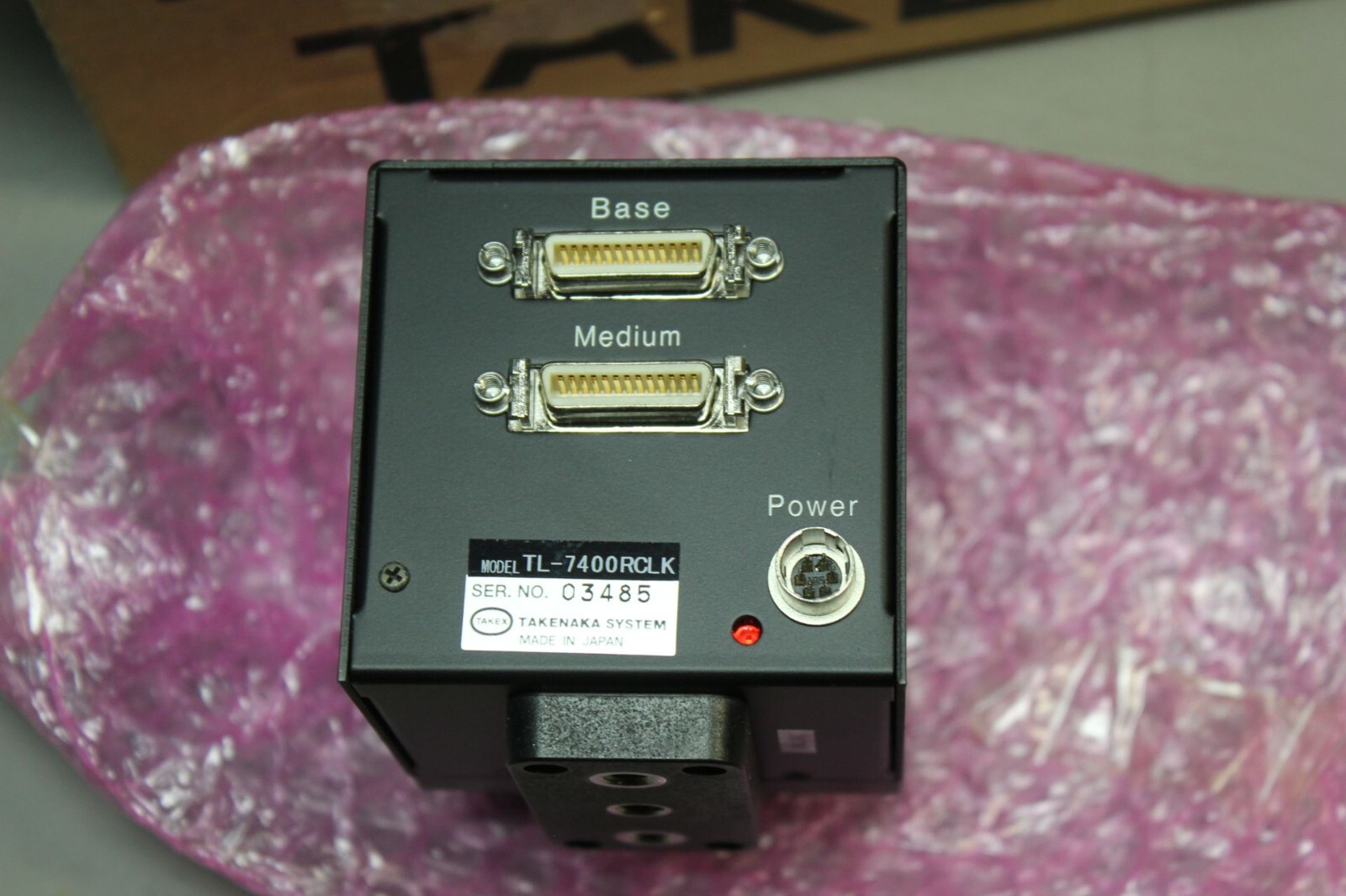 Takex+Digital+Line+Scan+Video+Camera+TL-7400RCLK+No+Lens+-GUARANTEED ...