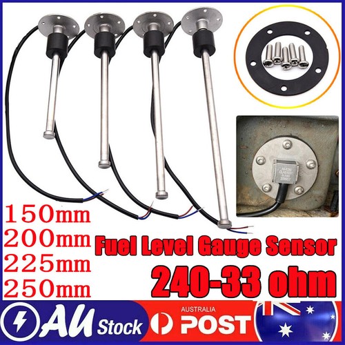 150mm-250mm Marine Boat Fuel Sending Unit Tank Level Sender Sensor 240 ...