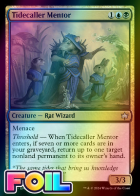 x1 Tidecaller Mentor BLB Bloomburrow MTG 236 FOIL UNCOMMON M/NM 1x | eBay