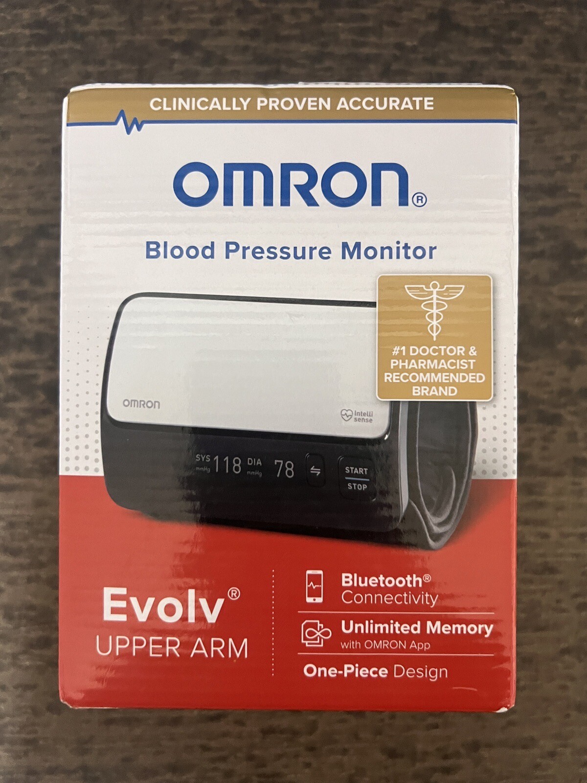 Omron Evolv Wireless Upper Arm Blood Pressure Monitor Sealed NIB BP7000 ...