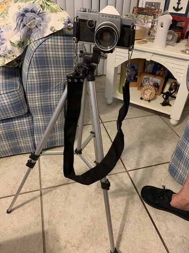 Vintage SEARS 35 mm Camera With Lense, Tripod and Flash | eBay