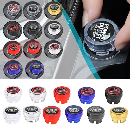1x Car Lighter Plug Cap Car Cigarette Lighter Power Outlet Plug Cover ...