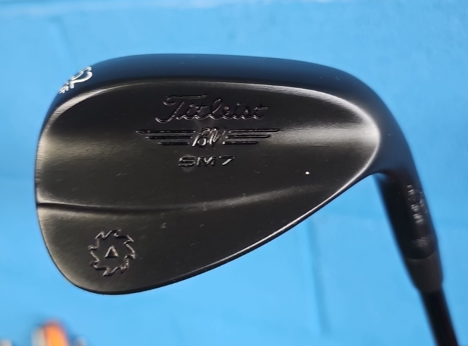 VOKEY SM7 BLACK NITRIDE 3 WEDGE SET 52-56-60 SPINE ALIGNED NEW BLACK ...