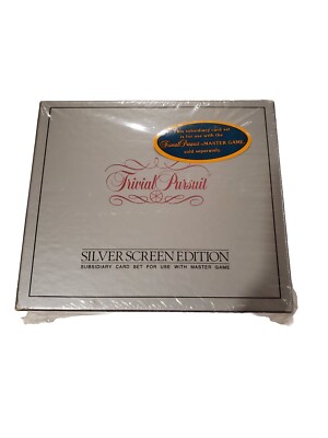 Trivial Pursuit Silver Screen Edition 1000 Card Box Set Trivia Game NEW ...