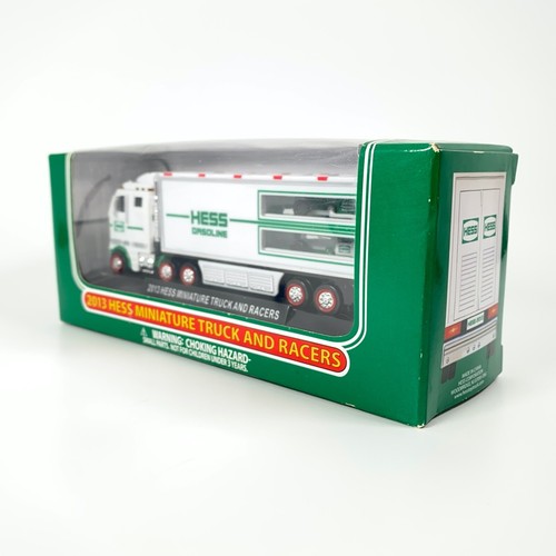 2013 Hess Miniature Truck And Racers Collectable Gasoline Station Toy ...
