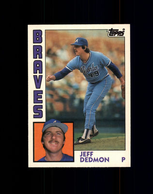 1984 Topps Traded #30T Jeff Dedmon XRC - Atlanta Braves NM/MT+ (A01A ...