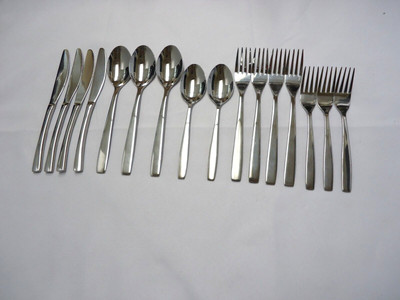 PIER 1 IMPORTS STAINLESS FLATWARE CHINA 16-pieces | eBay