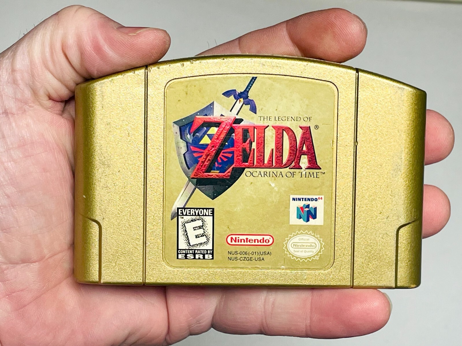 Zelda Ocarina of Time Collector's Edition (Gold) - Authentic N64 ...