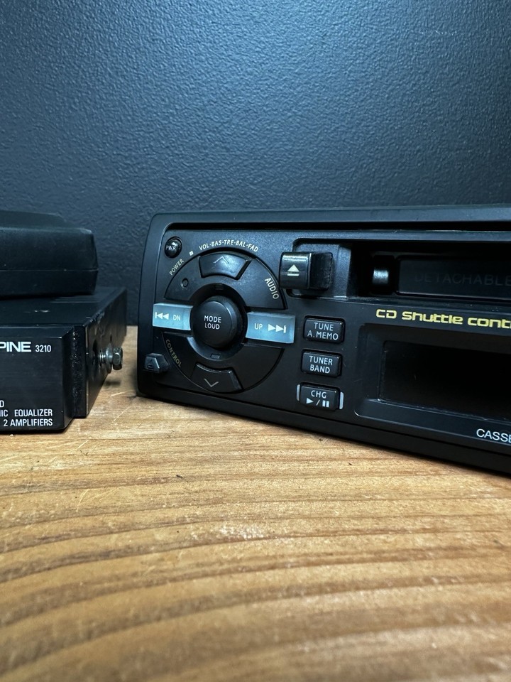 Alpine Cassette Deck Car Stereo W/ Alpine Equalizer 3210 And Changer ...