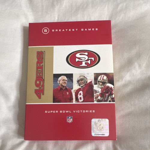 NFL Productions San Francisco 49ers: 5 Greatest Super Bowl Games 5-Disc ...