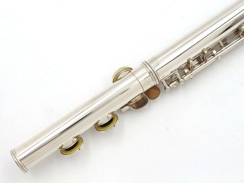 Yamaha YFL-221 Flute, Solid Silver, Good Condition, Lightweight, 2007 ...