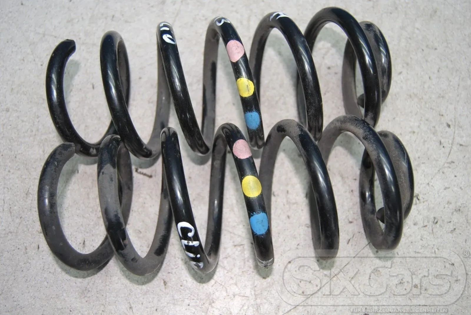 Renault Clio IV bra 2x springs spring suspension spring rear left right ...