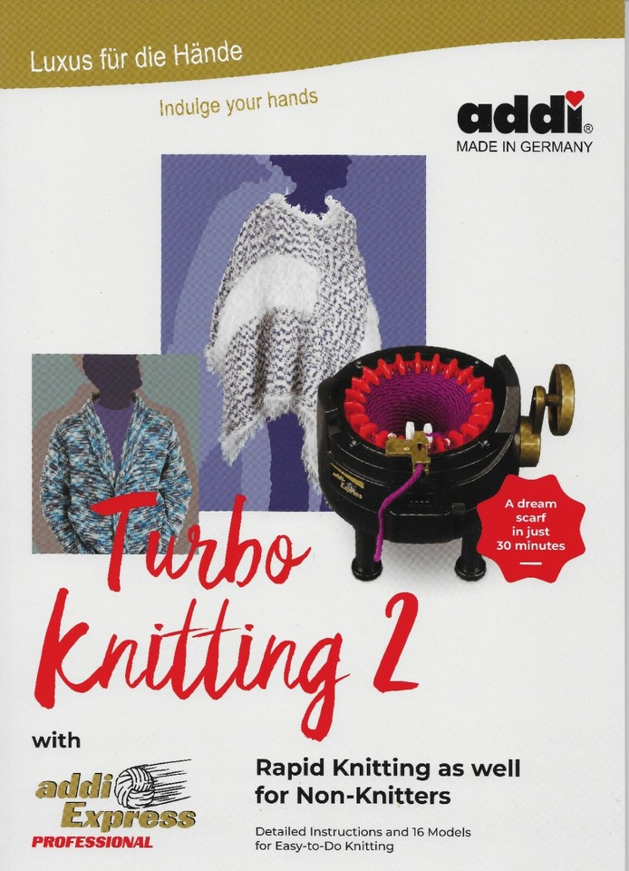 Pattern Books for Addi King Size Express Knitting Machines | eBay
