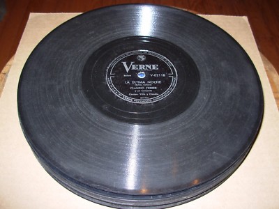 CLAUDIO FERRER los celos de mi compay / ultima noche - 78 rpm verne 211 ...