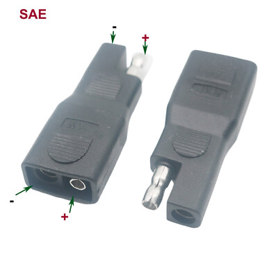 2pcs SAE Solar Panel Polarity Reverse Extension Cable Quick Disconnect ...