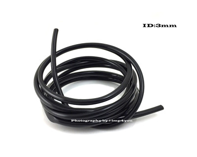 3mm Black PVC Sleeve Tube for Wire Harness wiring Loom Cover Protection ...