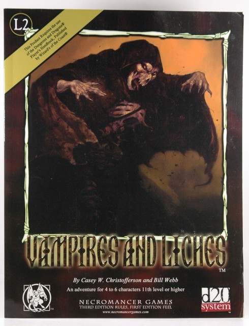 Vampires and Liches (d20) (2003, Game) for sale online | eBay