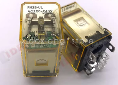 10pcs Intermediate relay RH2B-UL-AC220-240V large 8-pin two open and ...