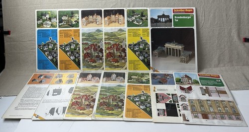 SCHREIBER-BOGEN LOT OF 13 PAPER CARD SCALE HISTORIC MODELS NICE SHIPS ...