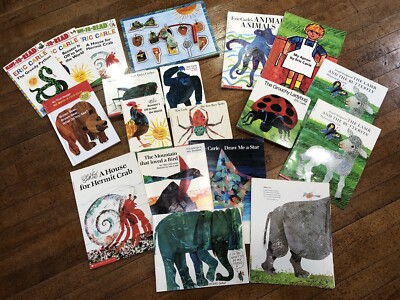 Eric Carle Book Lot - Board Books, Early Readers, 17 Books & 1 Puzzle ...